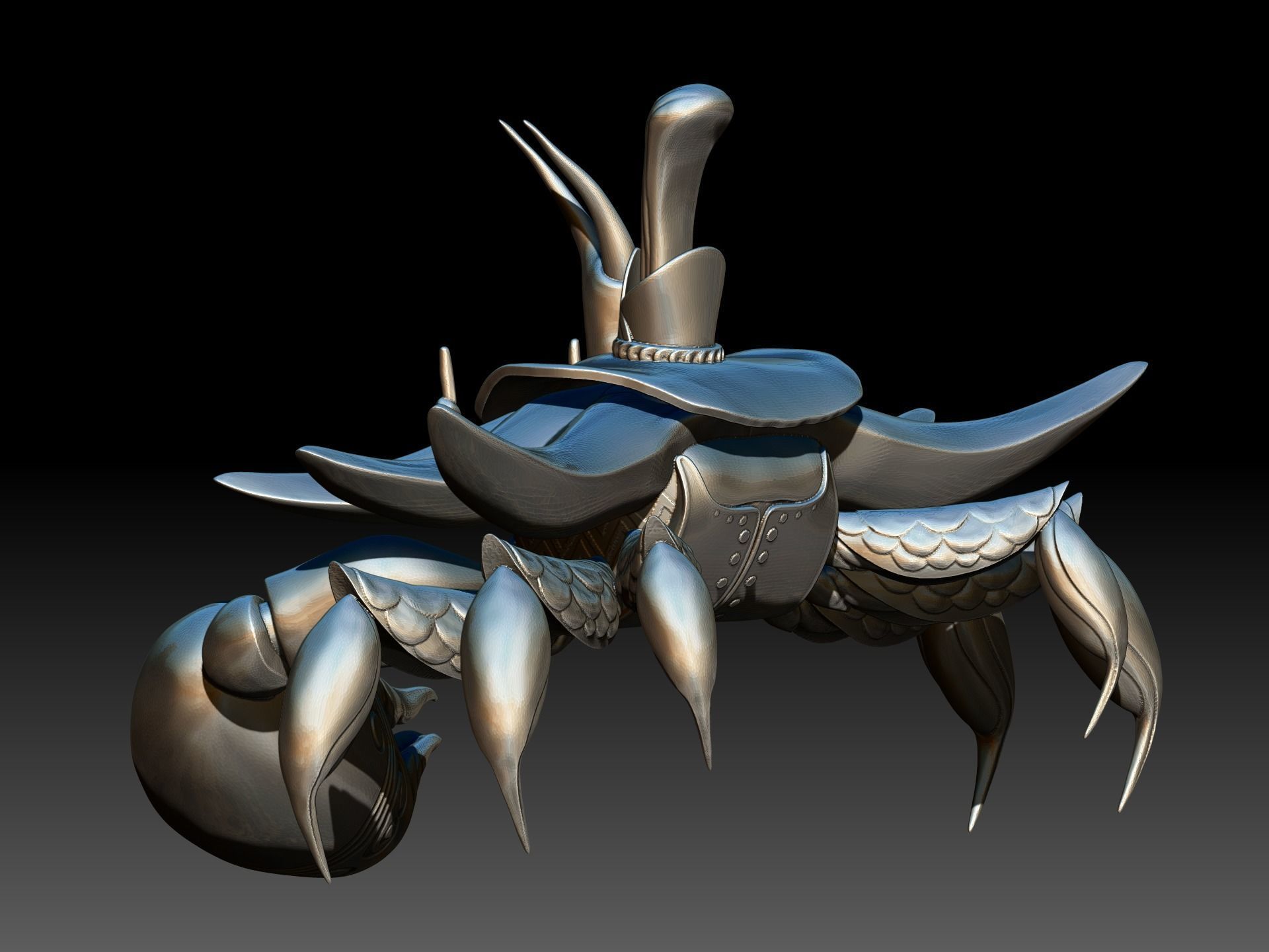 Fantasy Crab 3D model 3D printable | CGTrader