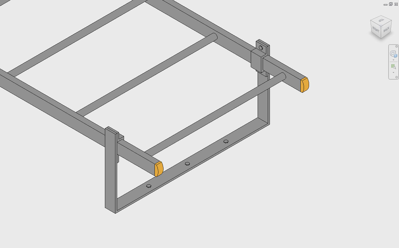 3D model Access Ladder - Parametric Revit family VR / AR / low-poly ...