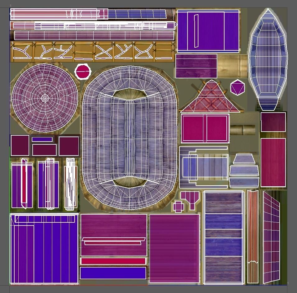 3D model Bungalow - low poly VR / AR / low-poly | CGTrader