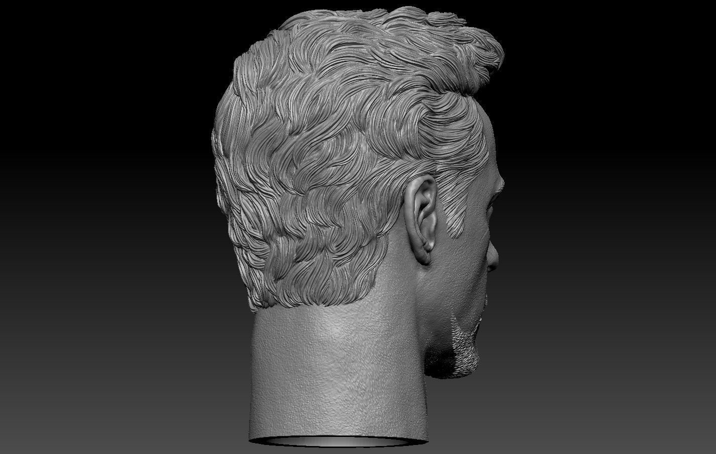 Tony Stark Iron Man Robert Downey Jr head 3D model 3D printable | CGTrader