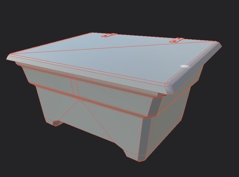 3D model Sand reservoir box VR / AR / low-poly | CGTrader