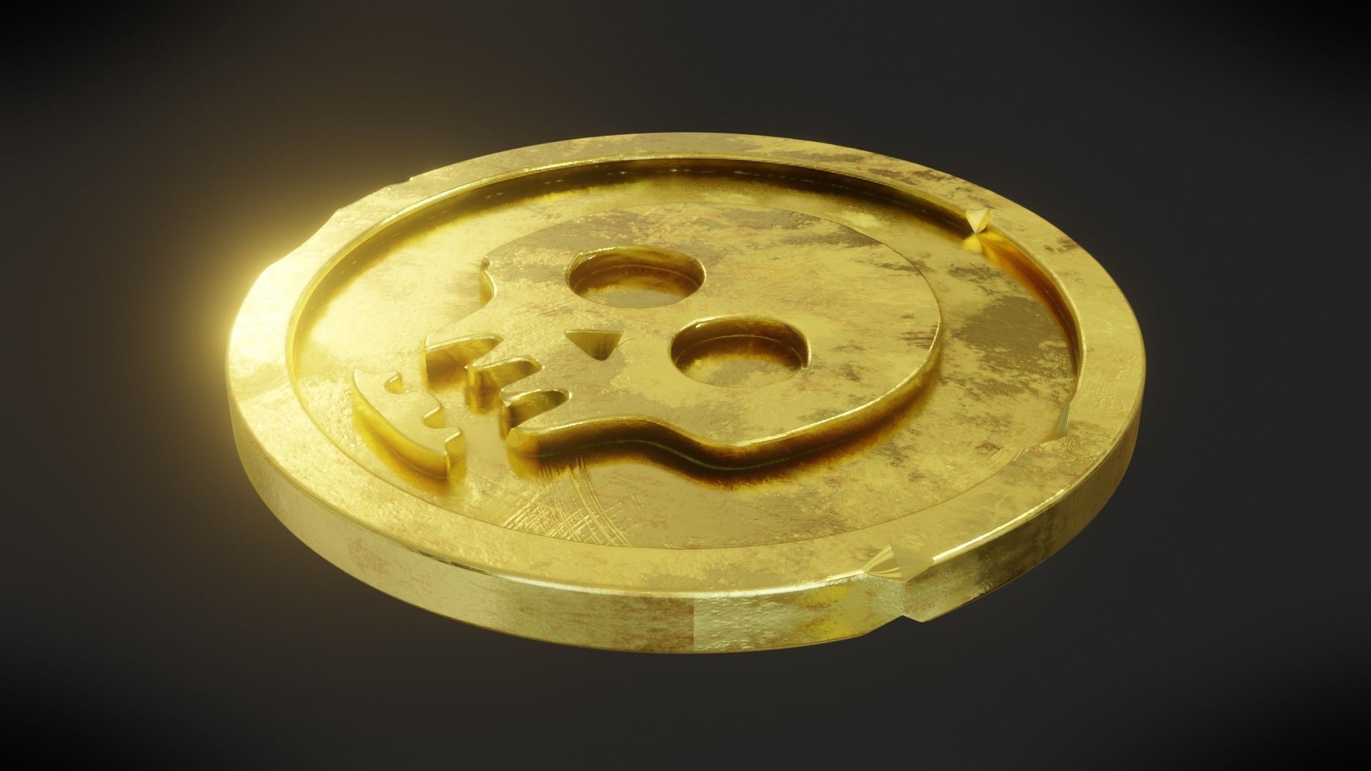 3D model Pirate Doubloon VR / AR / low-poly | CGTrader
