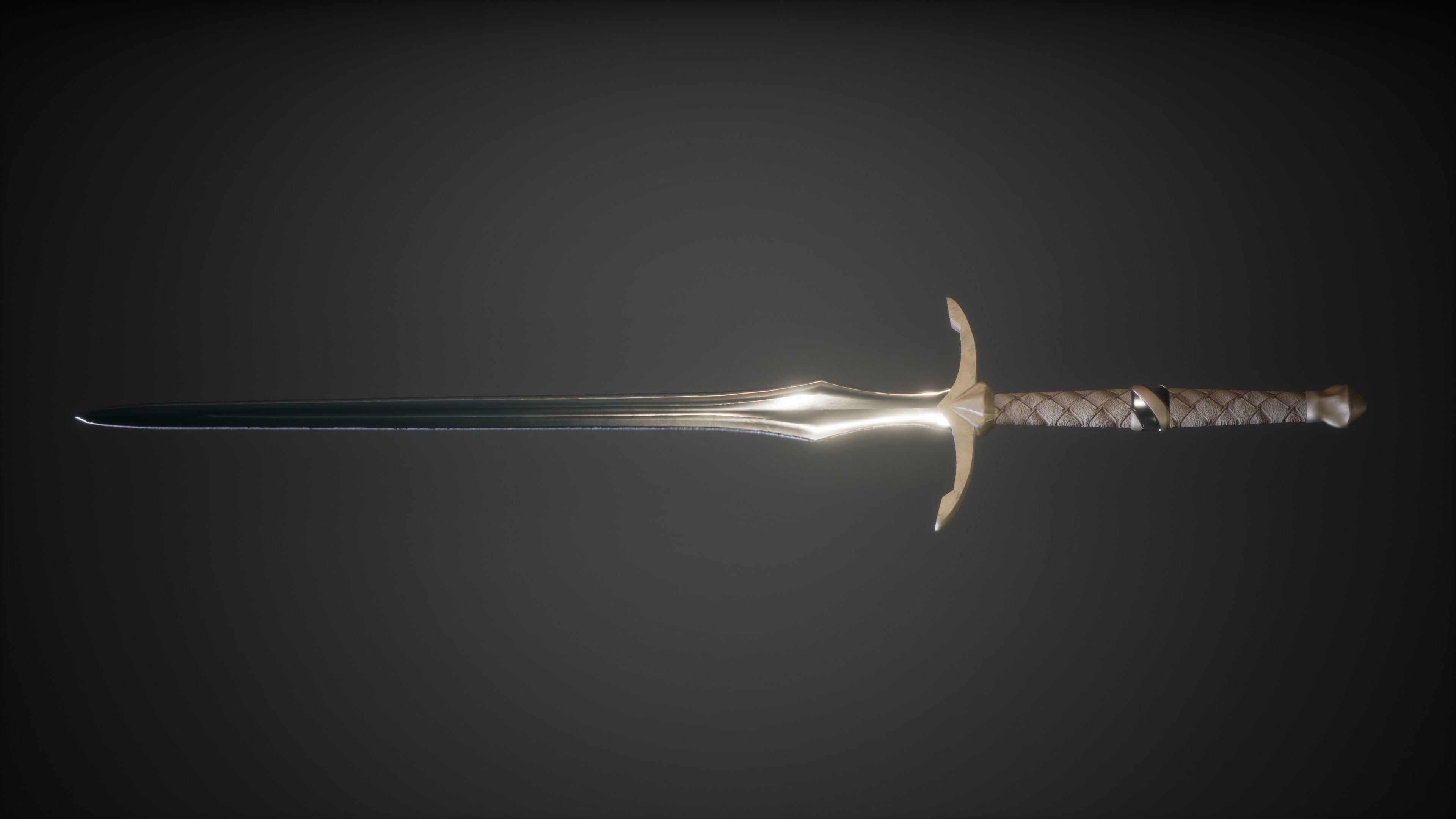 3D model Realistic Medieval Sword VR / AR / low-poly | CGTrader
