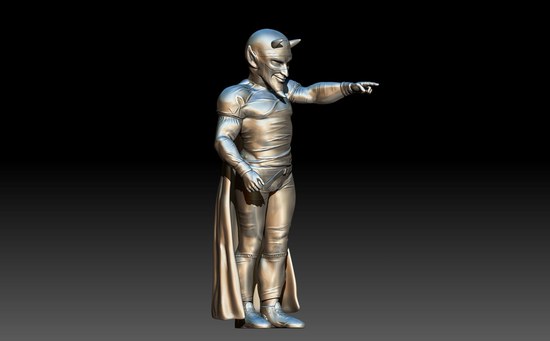 Duke mascot the Blue Devil Duke University 3D model 3D printable | CGTrader