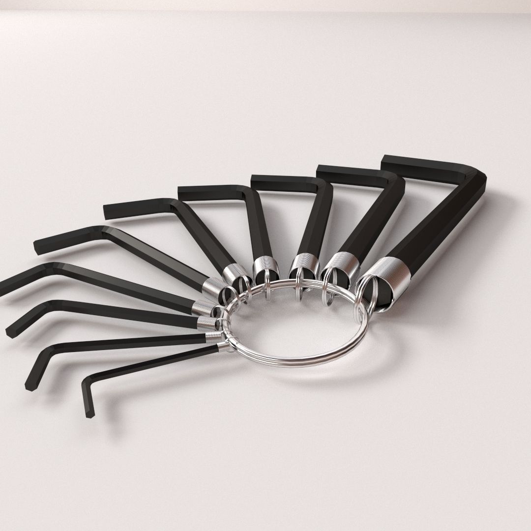 Allen Key 3D model | CGTrader