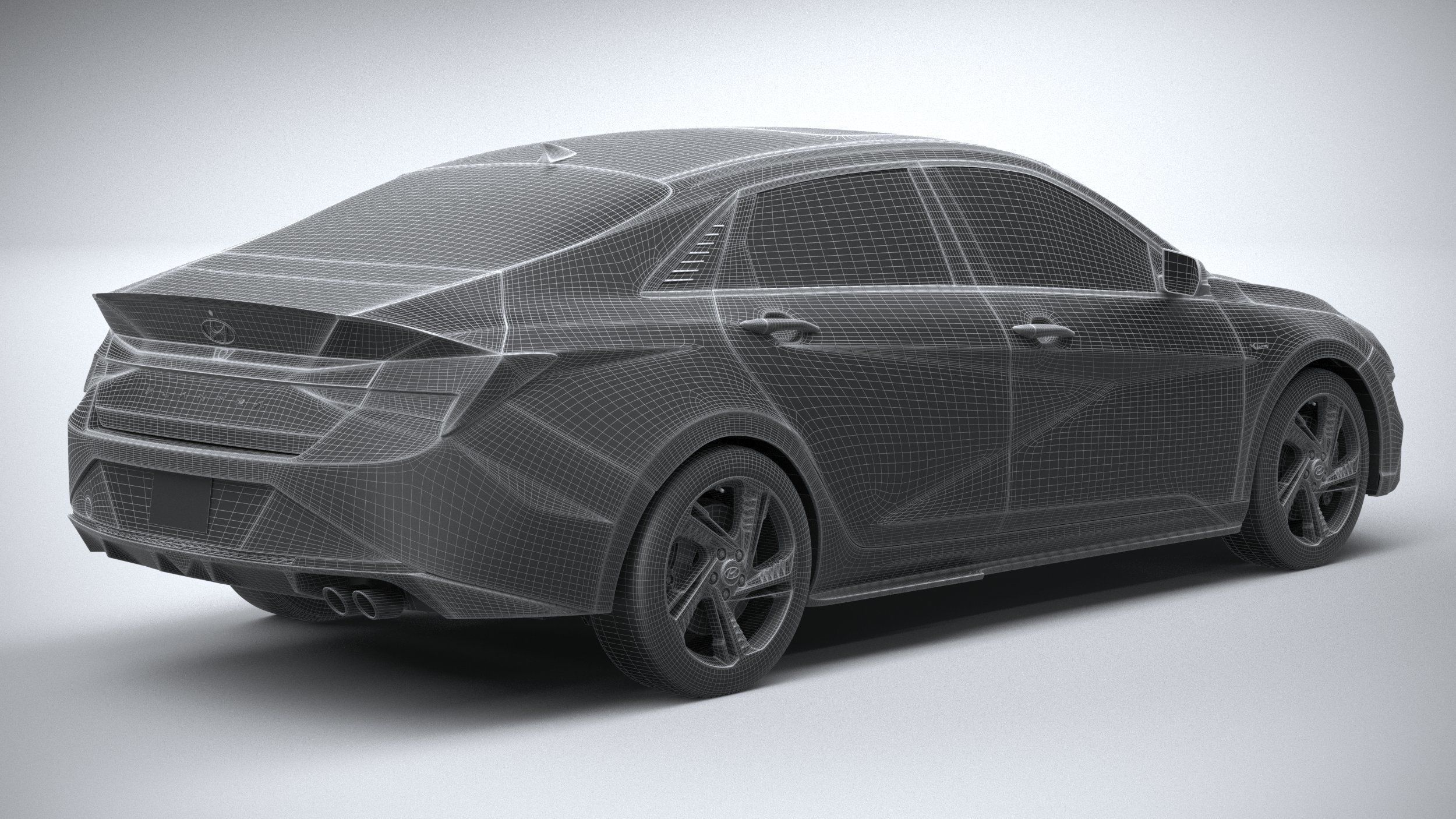 Hyundai Elantra N Line 2021 3D model | CGTrader