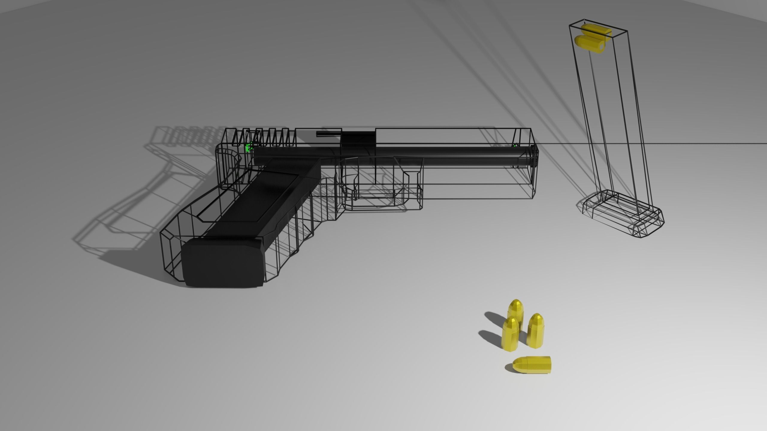 Free Low poly Glock 18 free VR / AR / low-poly 3D model | CGTrader