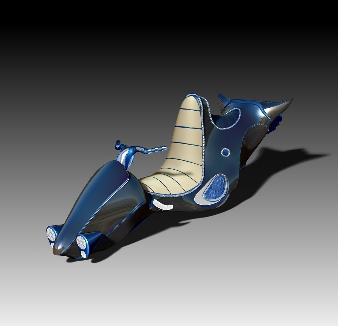 Retro Hover Concept 3D model | CGTrader