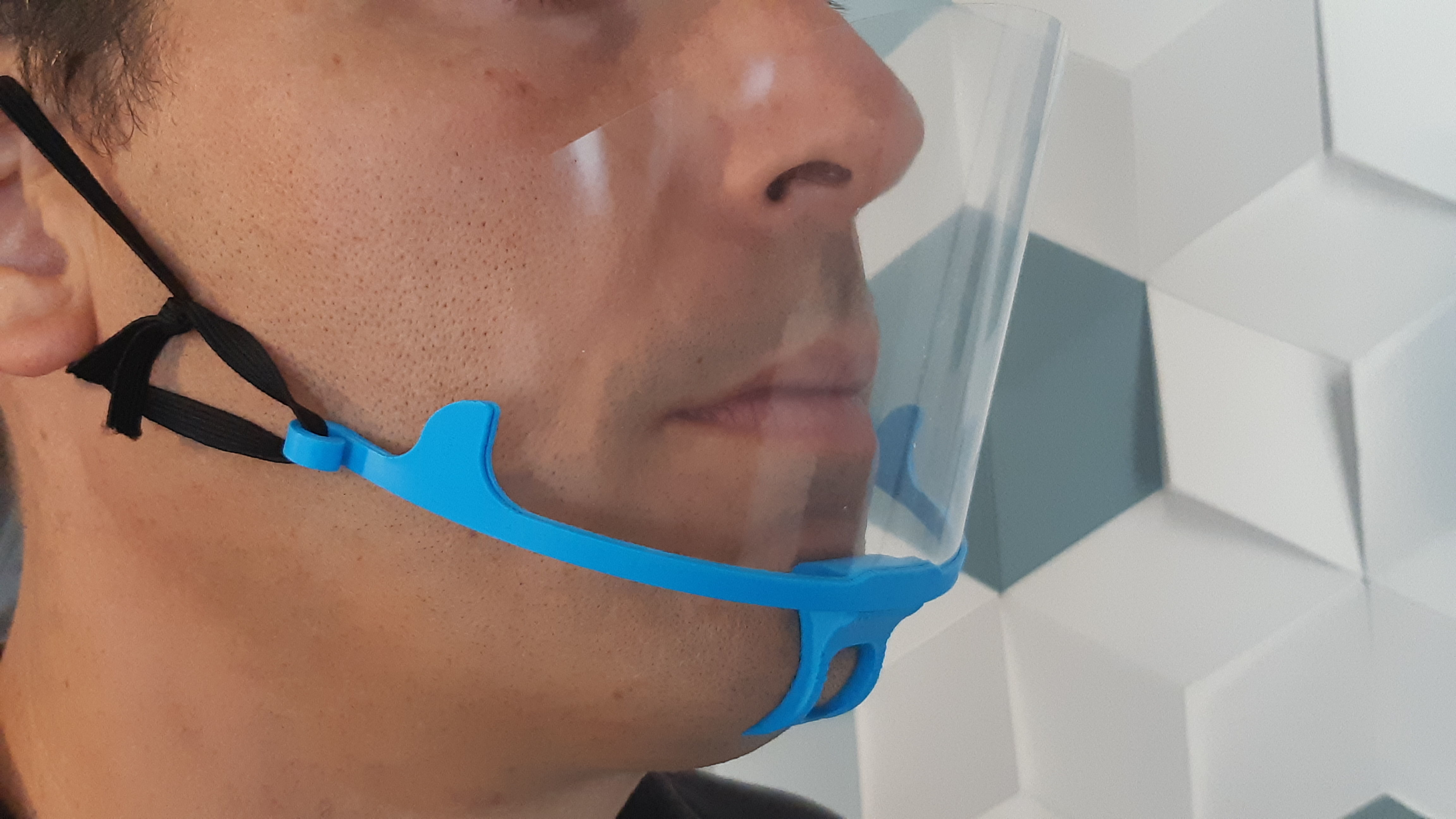 Protege Bouche face shield mask 3D model 3D printable | CGTrader