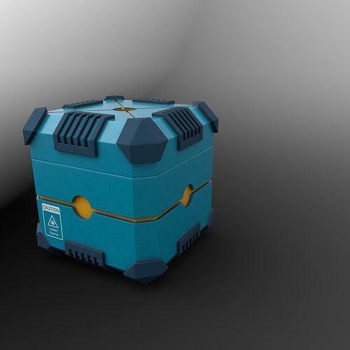3D model Sci-Fi Animated Lootbox Type3 VR / AR / low-poly | CGTrader
