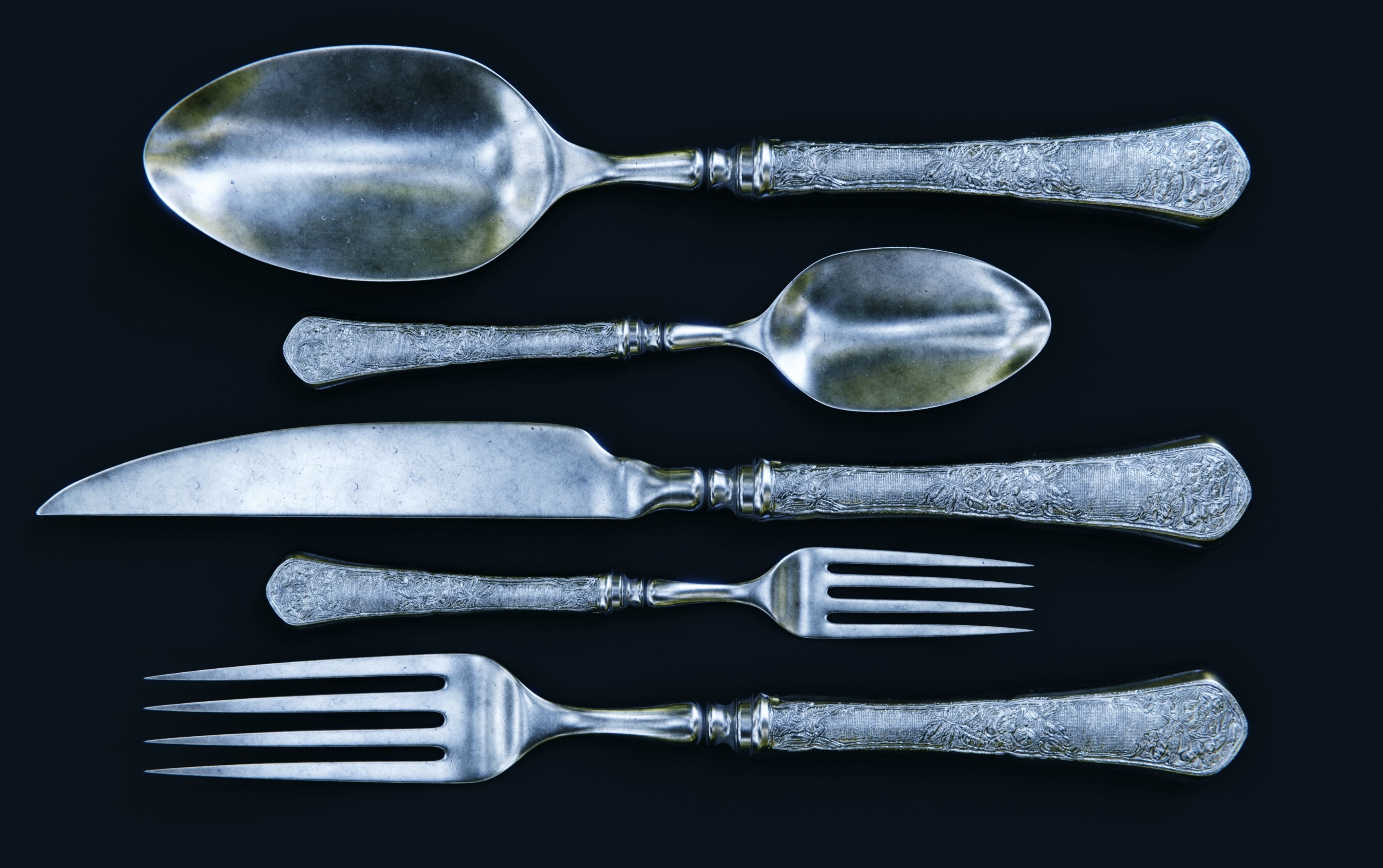 fancy cutlery set 3D model | CGTrader