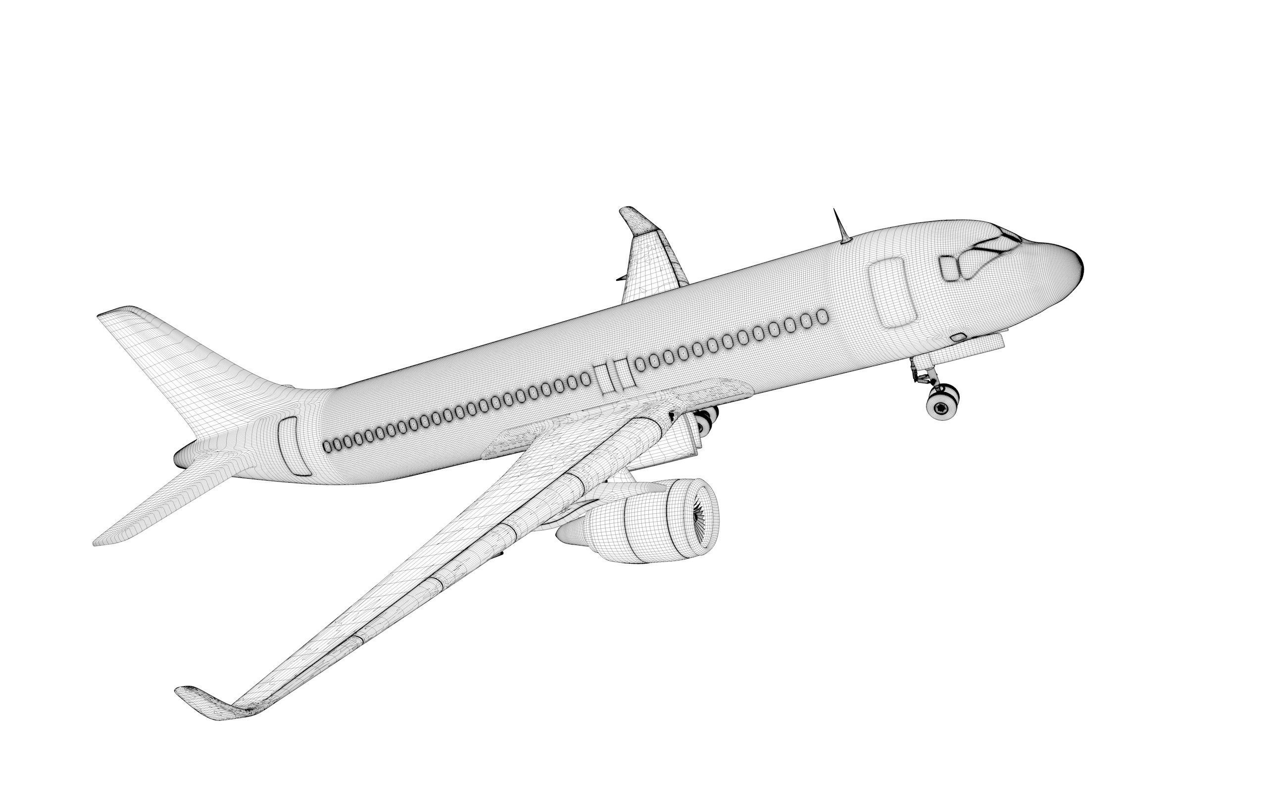 Airbus A320 200 3D model UV Egypt 3D model | CGTrader