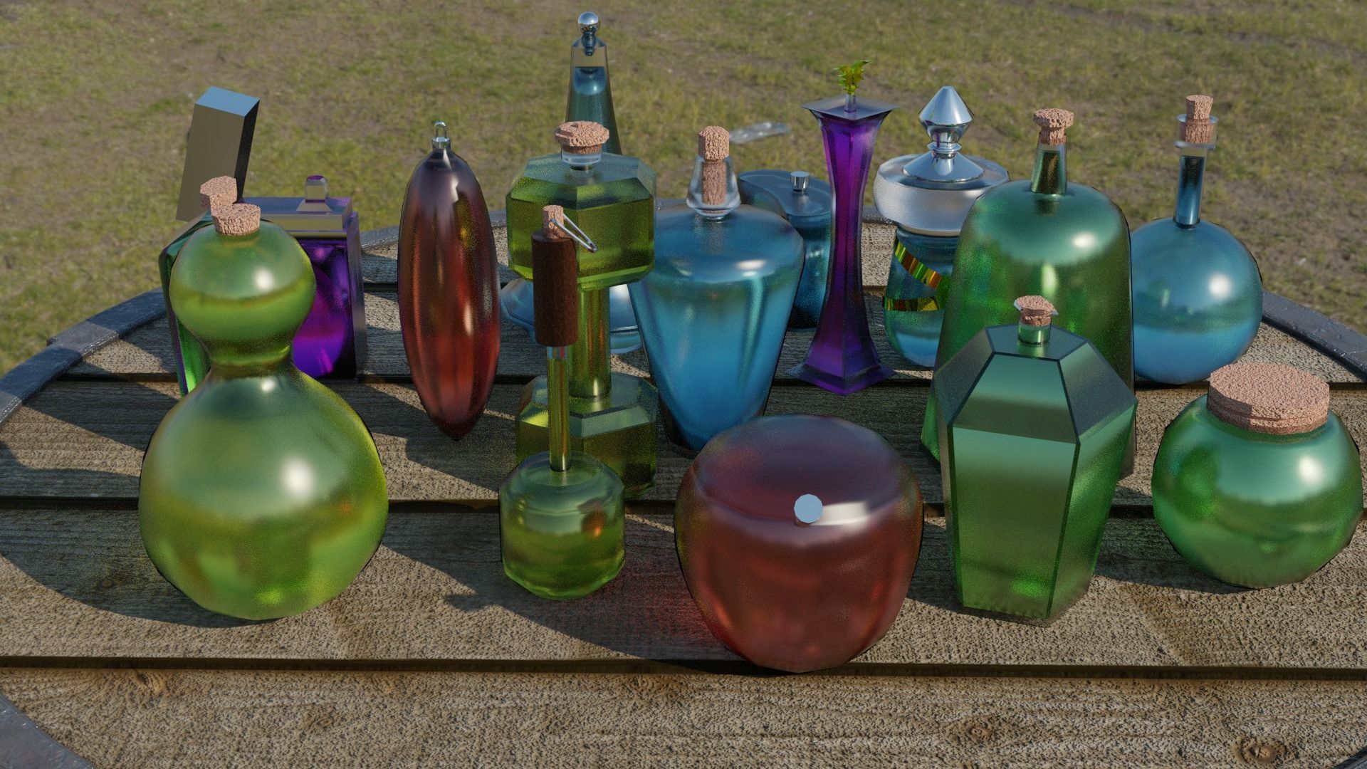 3D model Potion Pack Simple | CGTrader