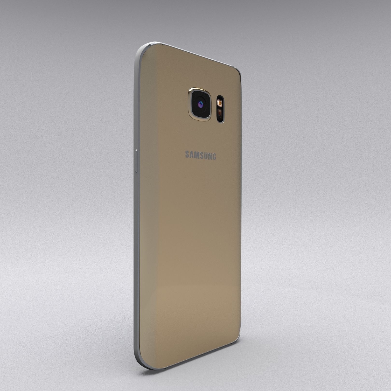 Samsung Galaxy S7 Gold 3D model | CGTrader