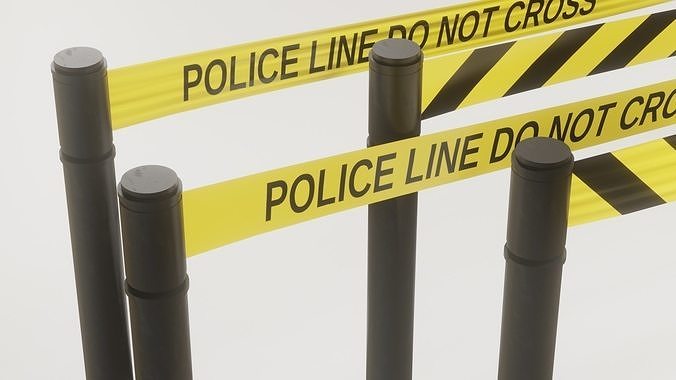 3D model Police Line VR / AR / low-poly | CGTrader