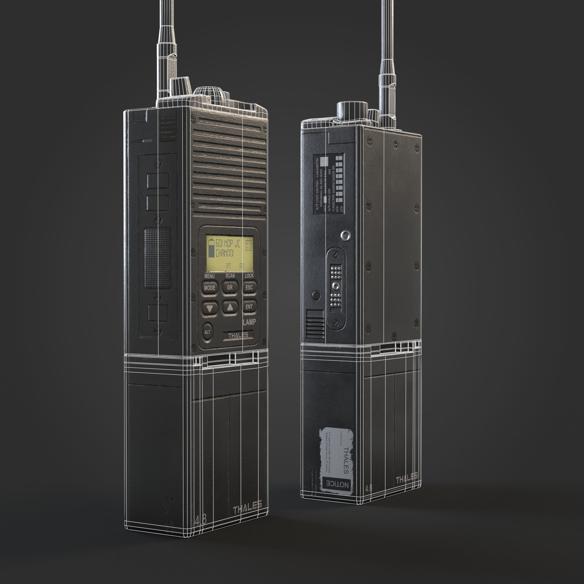 3D model Walkie Talkie Radio VR / AR / low-poly | CGTrader