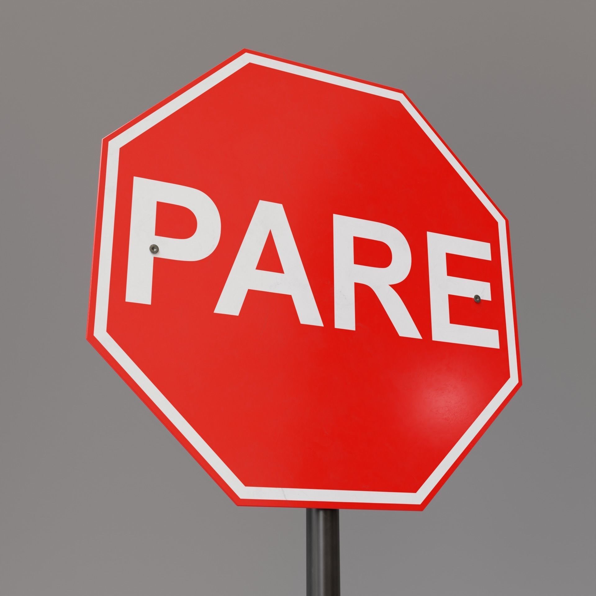 Road Sign - Pare free VR / AR / low-poly 3D model | CGTrader
