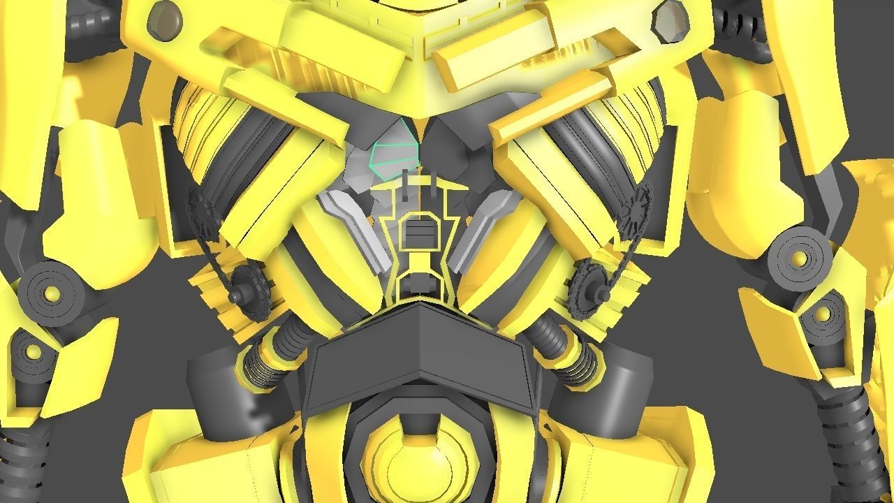 3D model Bumblebee robot VR / AR / low-poly | CGTrader