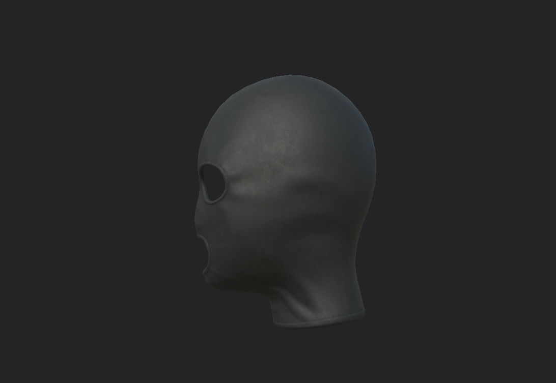 Leather Balaclava 3D model | CGTrader