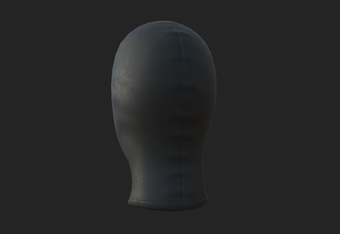 Leather Balaclava 3D model | CGTrader