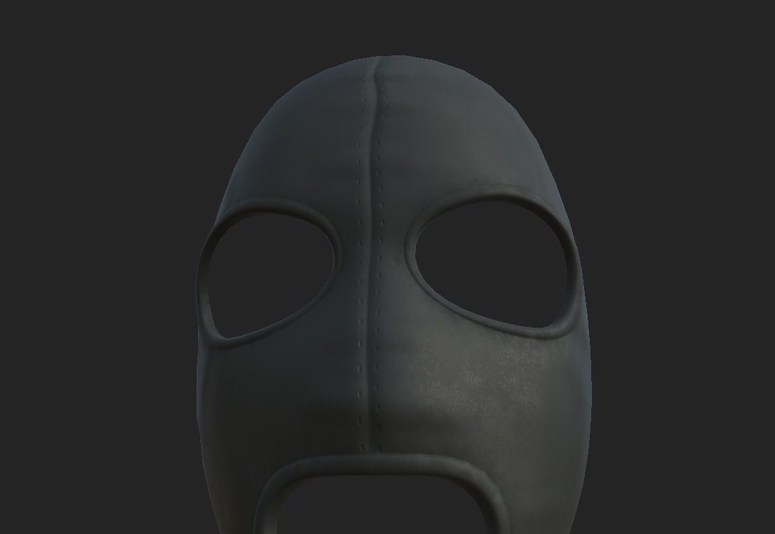 Leather Balaclava 3D model | CGTrader