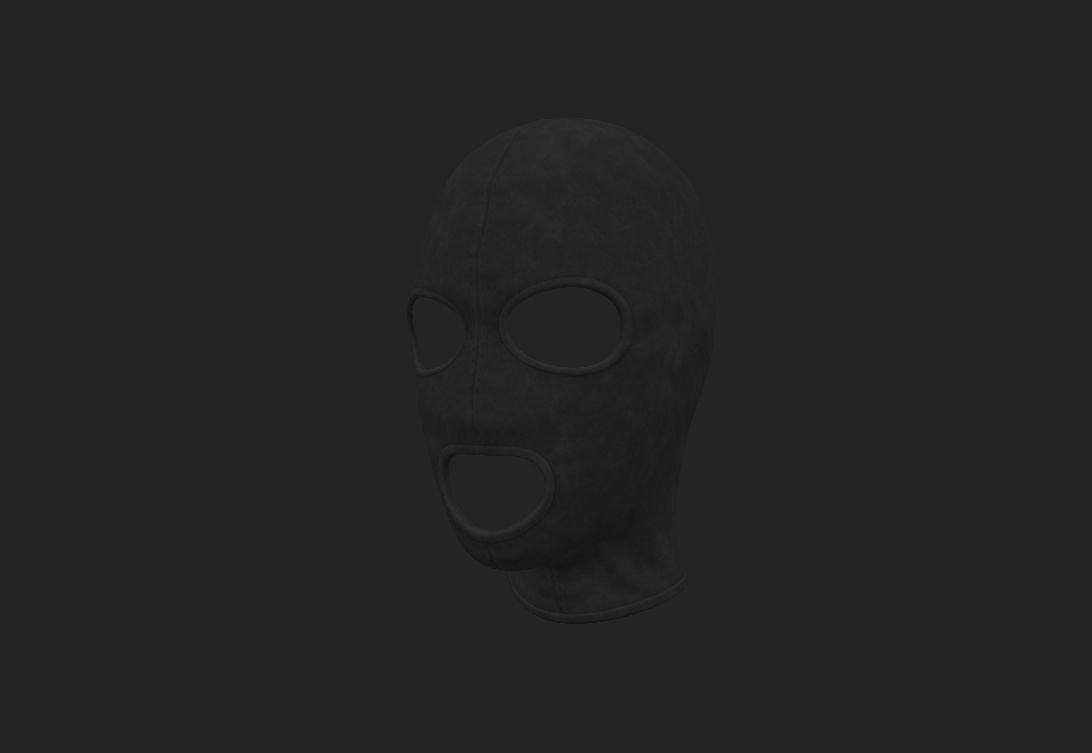 Leather Balaclava 3D model | CGTrader