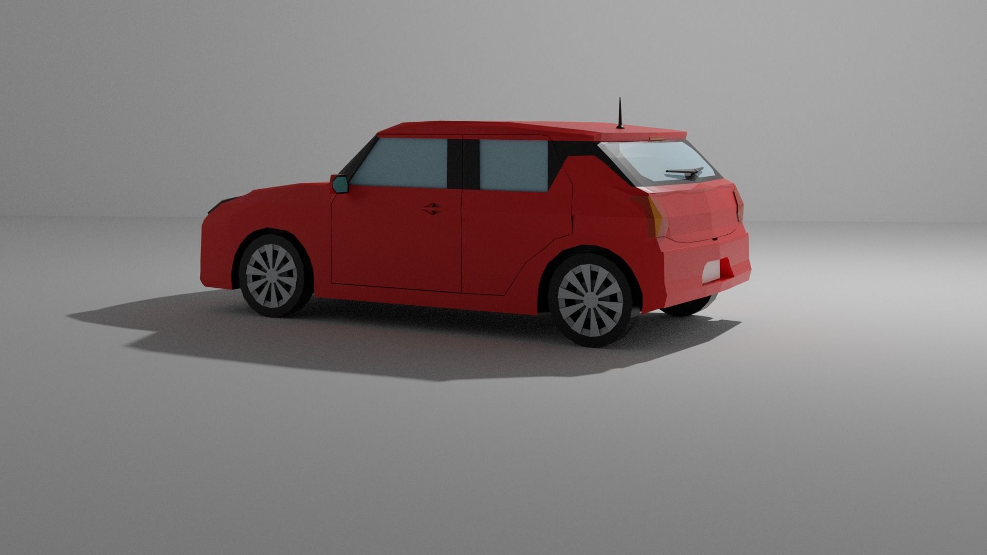 3D model Maruti-swift suzuki nissan compact car VR / AR / low-poly ...