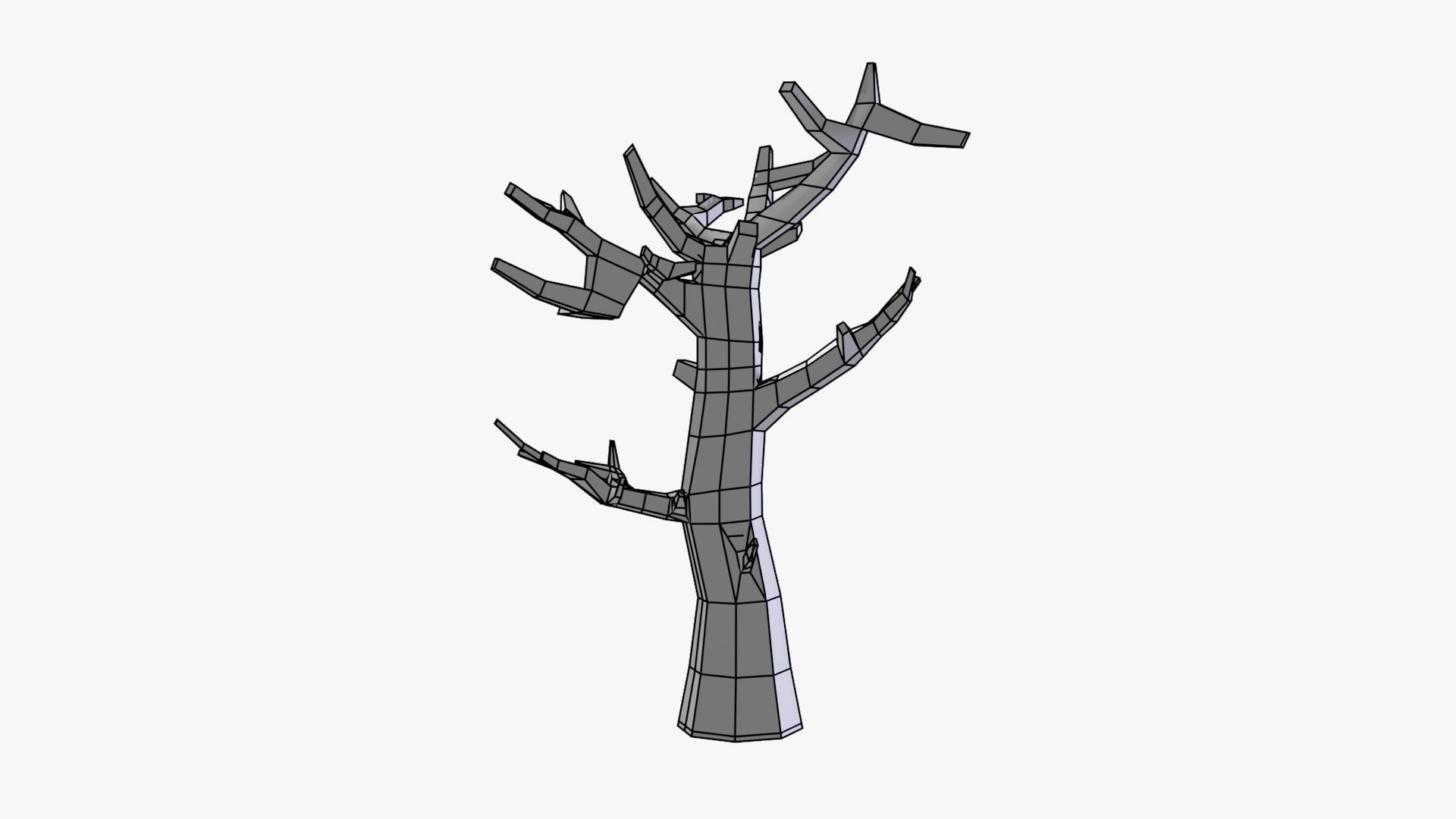 Variation 1 - Low Poly Big Tree 3D model | CGTrader
