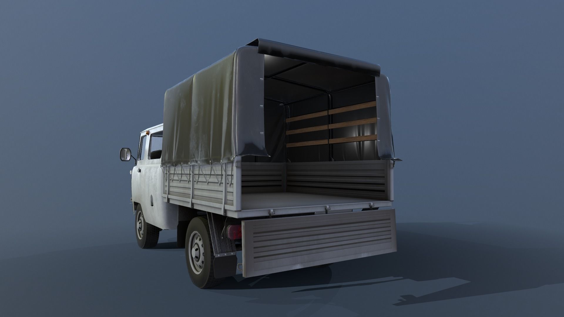 3D model UAZ 39094 Farmer VR / AR / low-poly animated | CGTrader