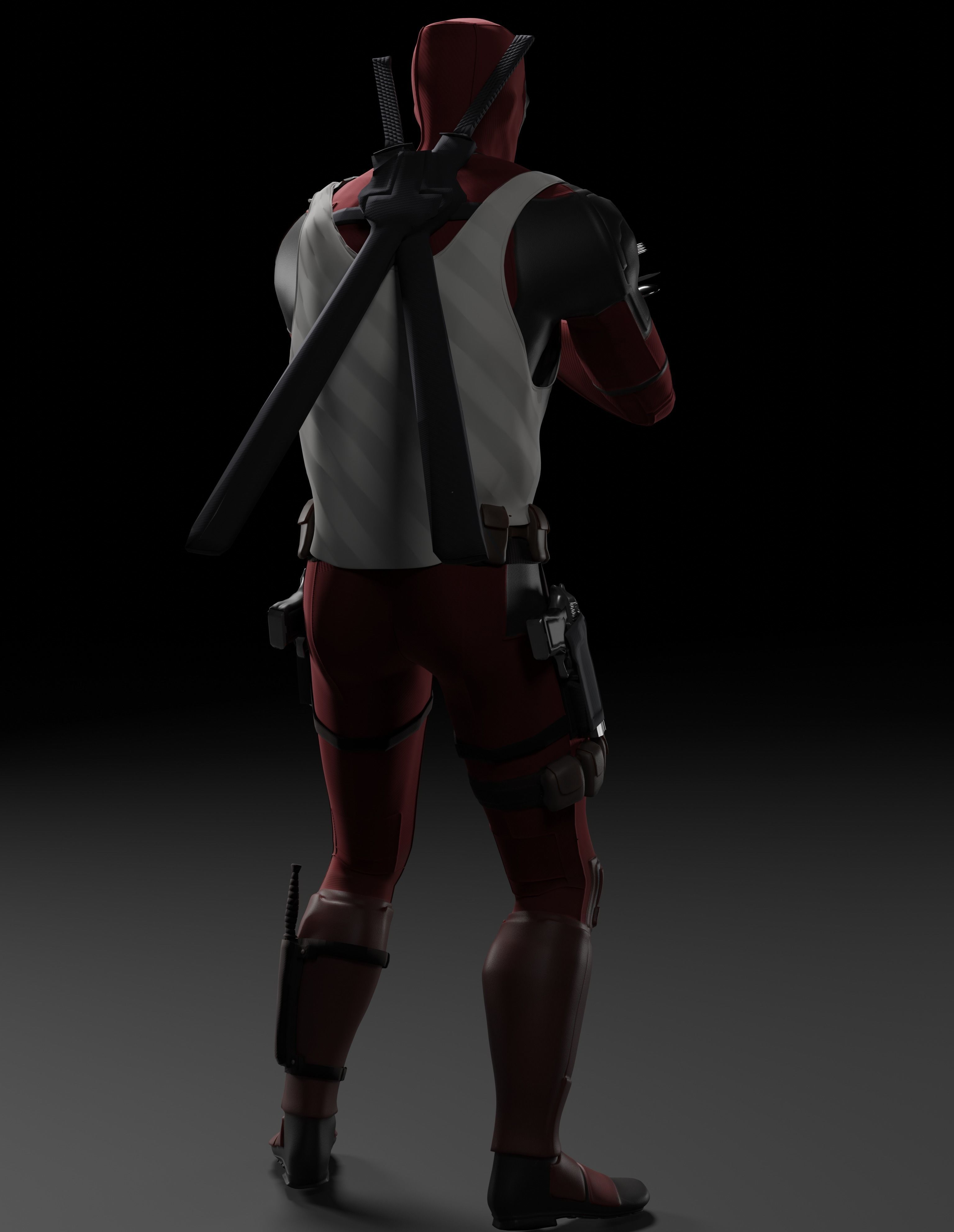 DeadPool wolverine 3D model 3D printable | CGTrader