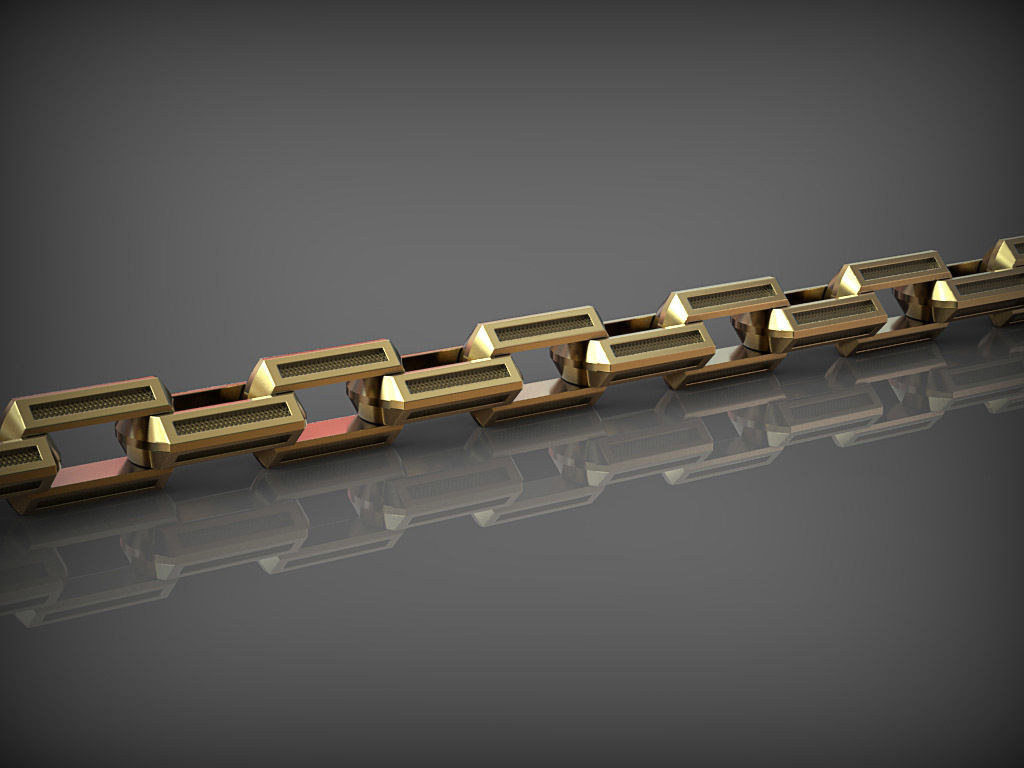 Chain link 183 3D model 3D printable | CGTrader