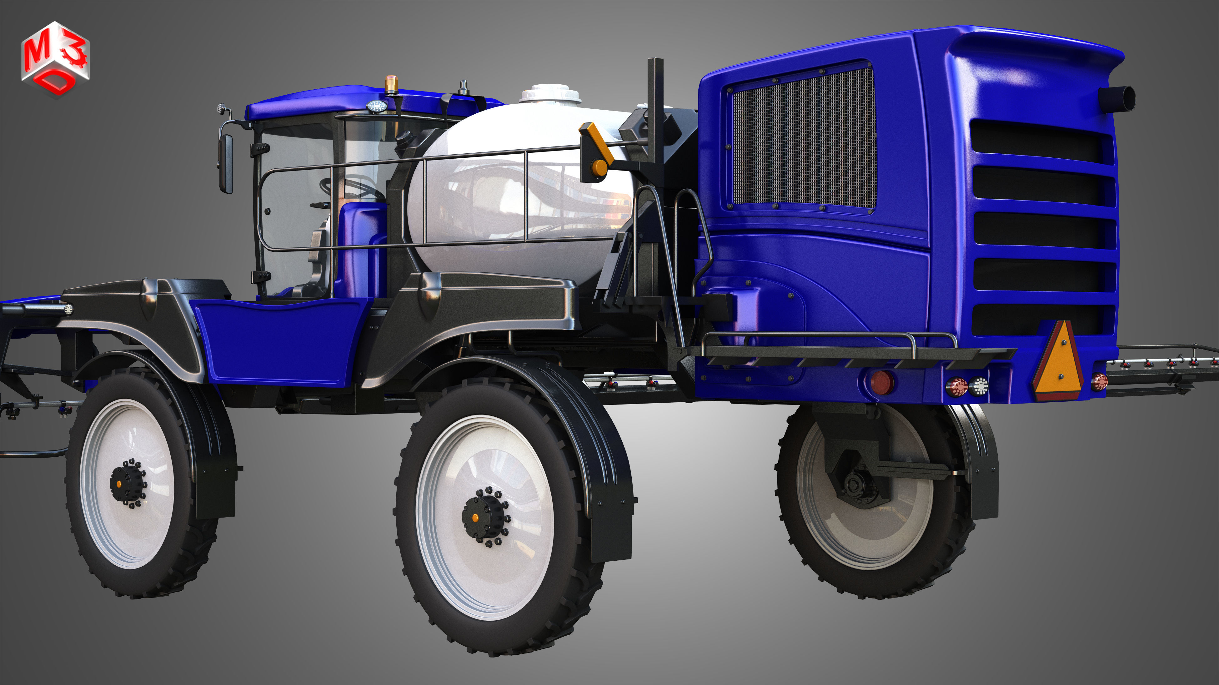 Self-propelled Front Boom Sprayer 3D model | CGTrader
