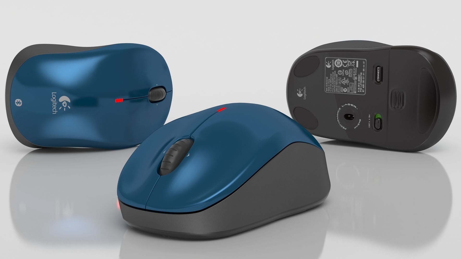 Bluetooth mouse Logitech v470 3D model | CGTrader