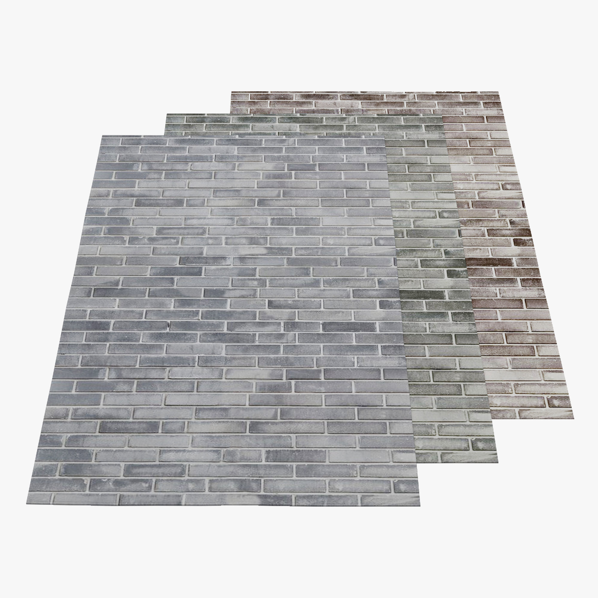 3D model Grey brick | CGTrader
