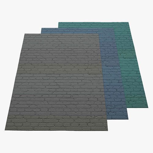 Brick wall rug - Texture | CGTrader