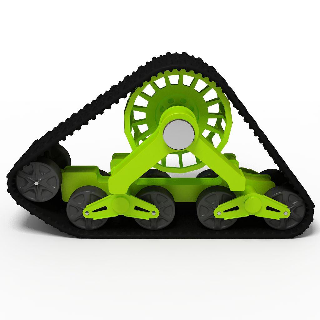 Crawler Track 3D model | CGTrader