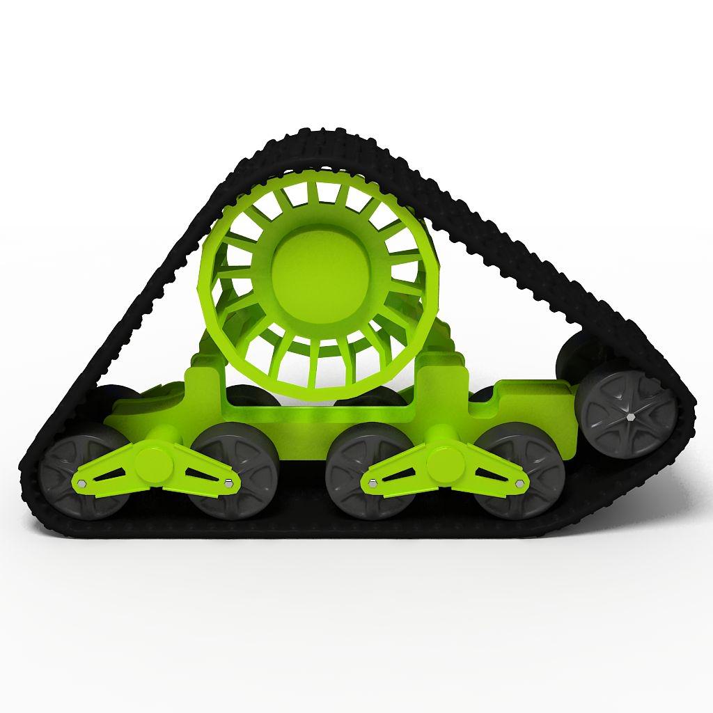 Crawler Track 3D model | CGTrader