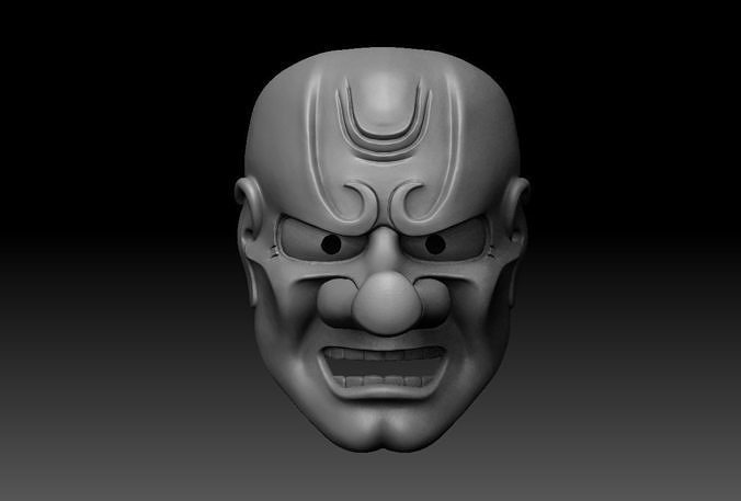 TENGU MASK 3D model 3D printable | CGTrader