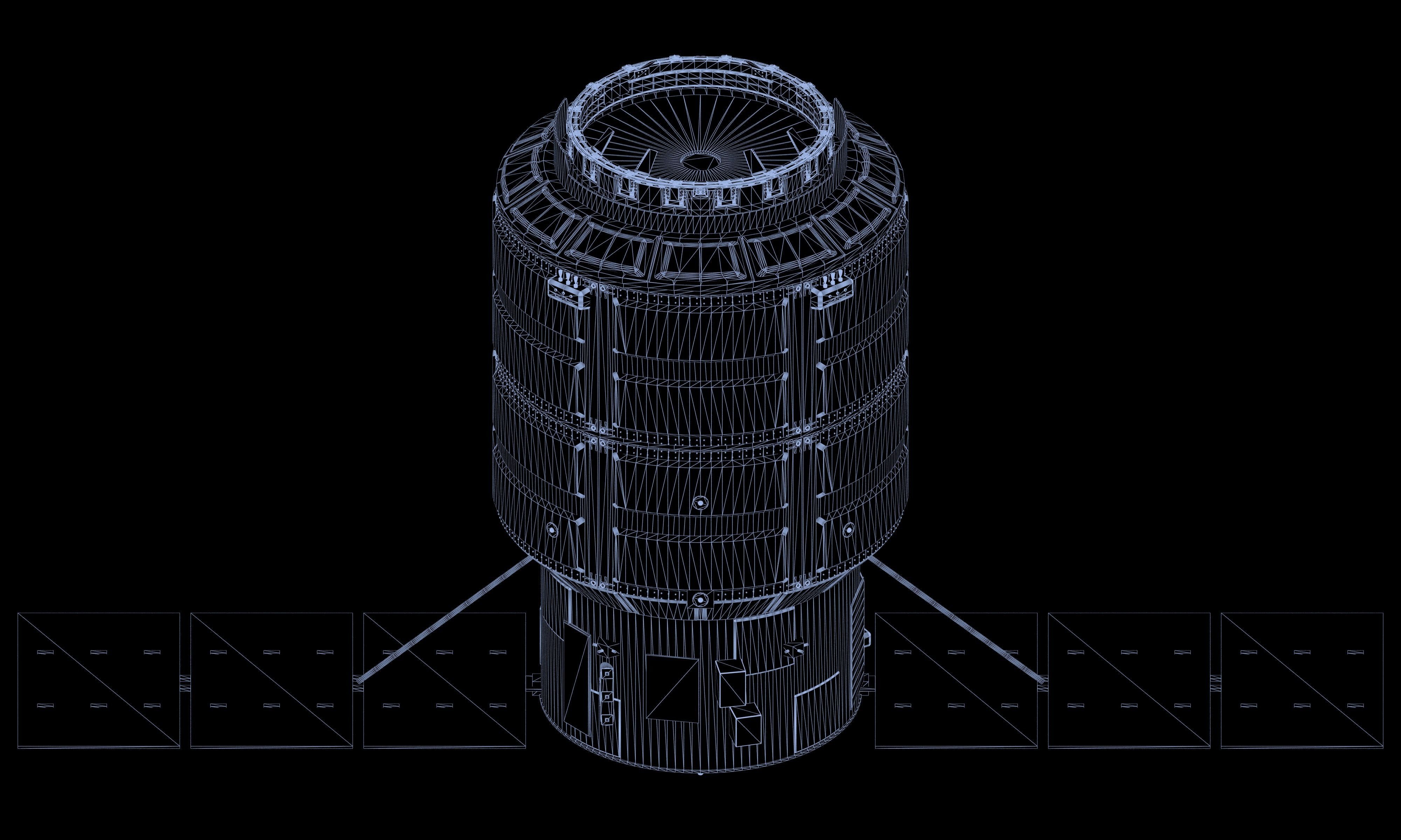 Standard Cygnus spacecraft 3D model | CGTrader