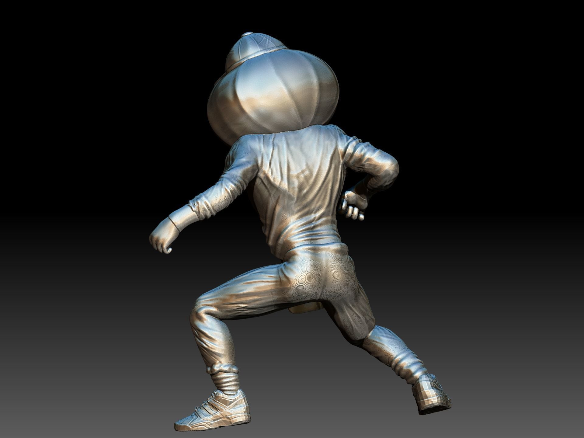 brutus buckeye mascot 3D model 3D printable | CGTrader