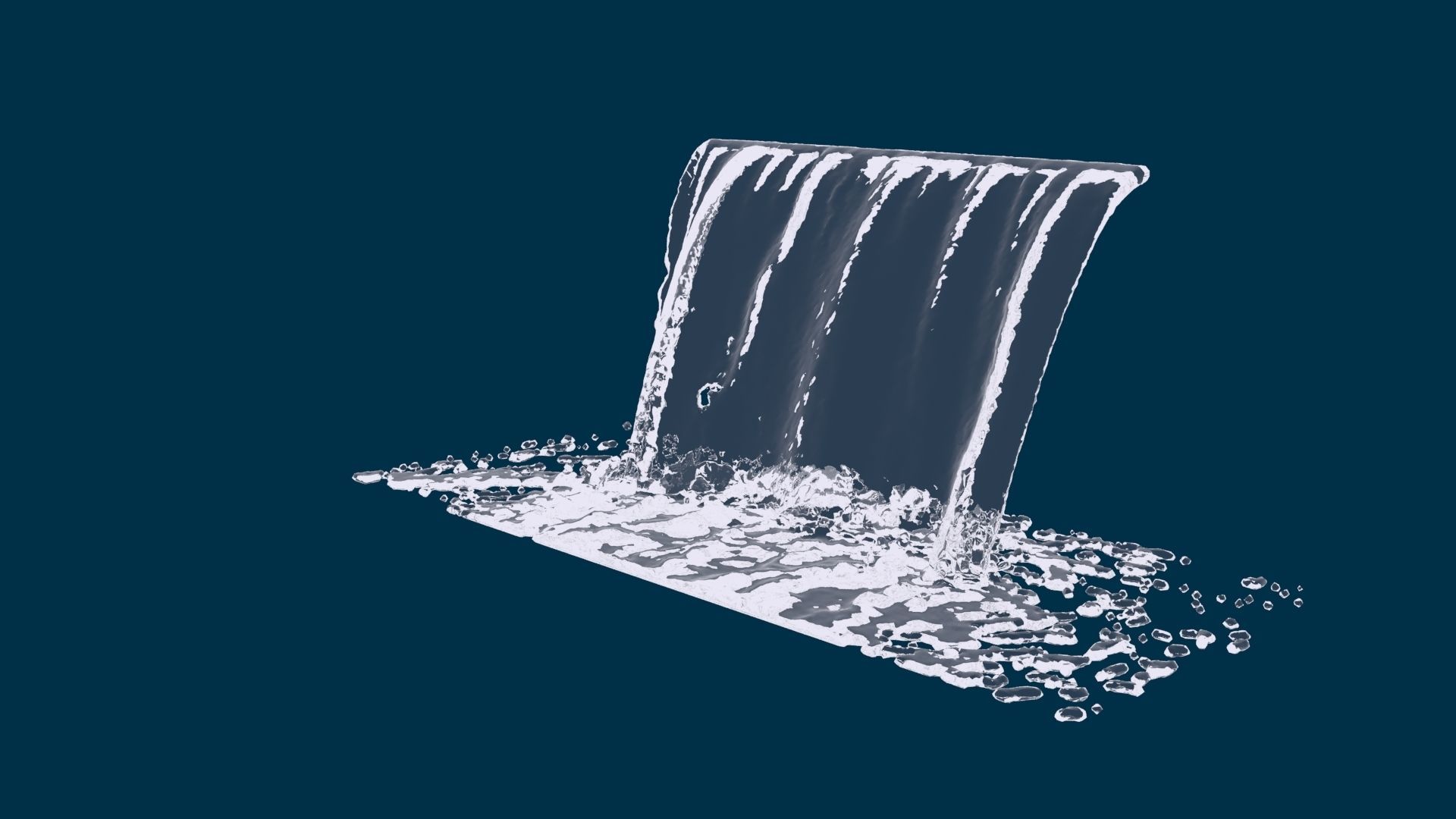 Realistic Water Fountain Animation 4 3D model animated | CGTrader