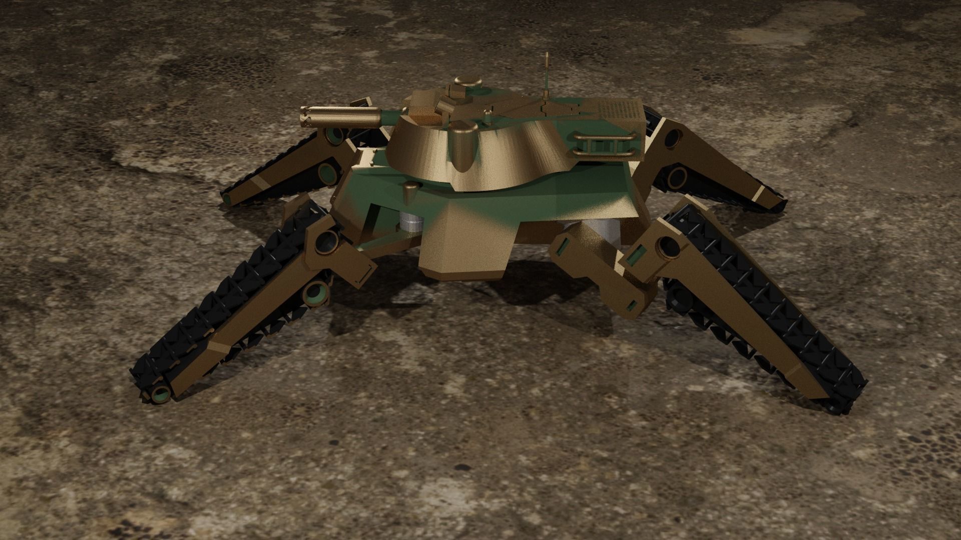 CRAB tank 3D model 3D printable | CGTrader