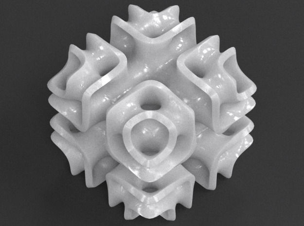 Cubic Lattice Sculpture 3D model 3D printable | CGTrader