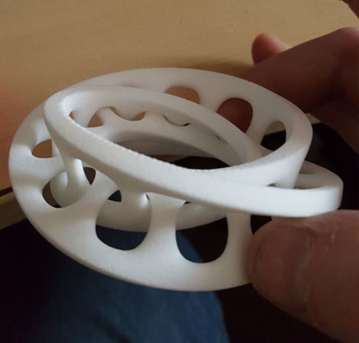 Interlocked Mobius Ladder 3D model 3D printable | CGTrader