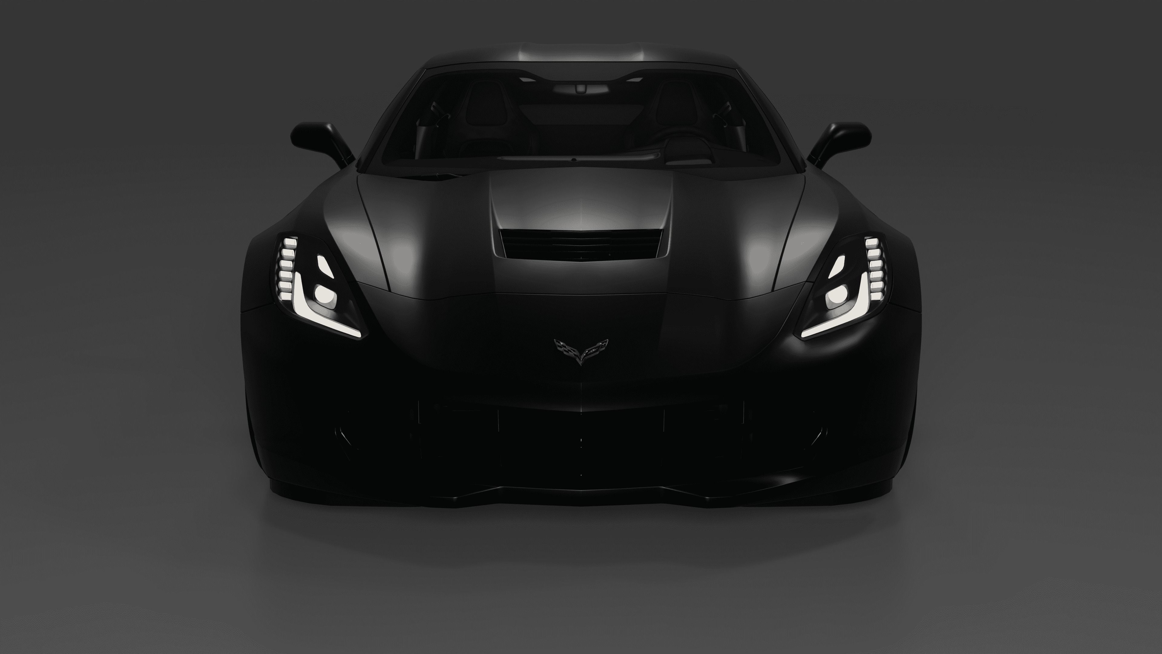 Chevrolet Corvette C7 Stingray high quality model 3D model rigged ...