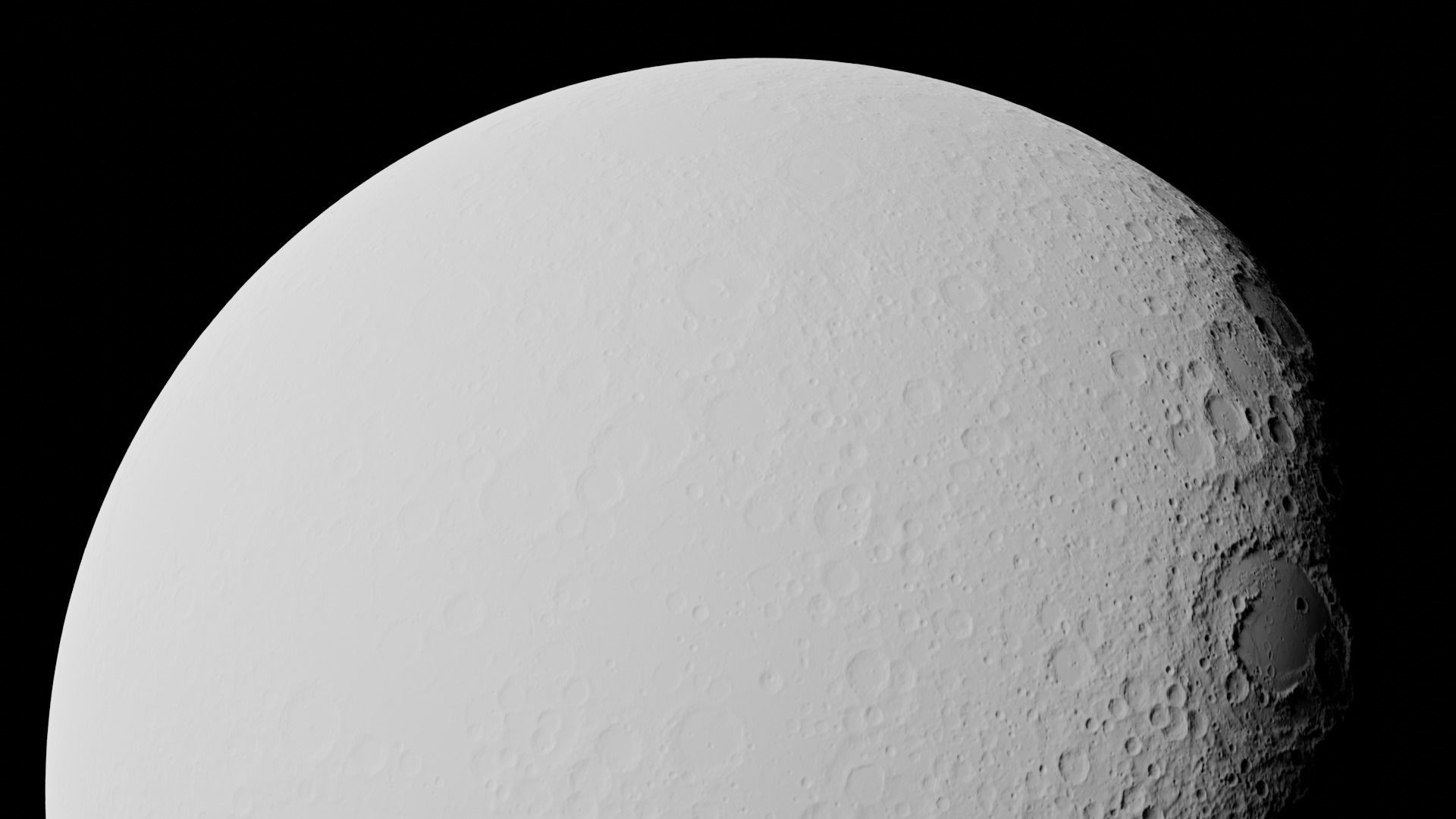 8K Realistic Moon free 3D model | CGTrader