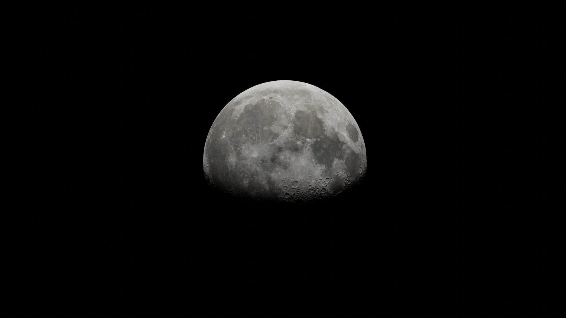 8K Realistic Moon free 3D model | CGTrader