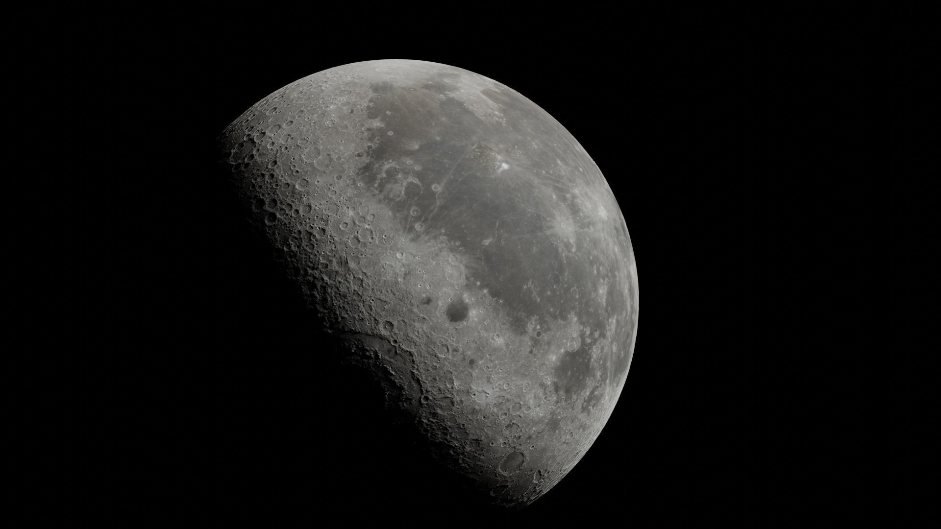8K Realistic Moon free 3D model | CGTrader