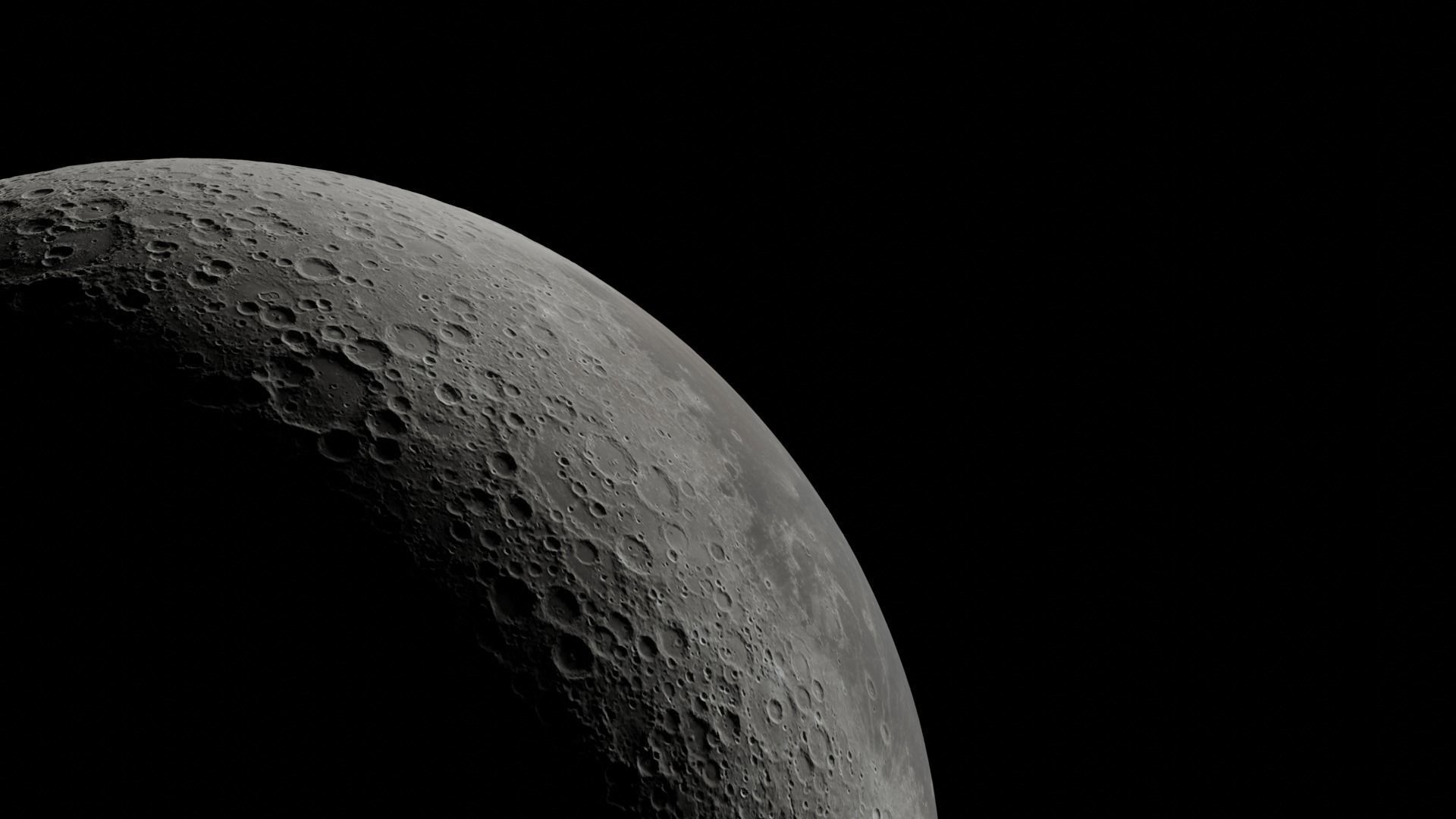 8K Realistic Moon free 3D model | CGTrader