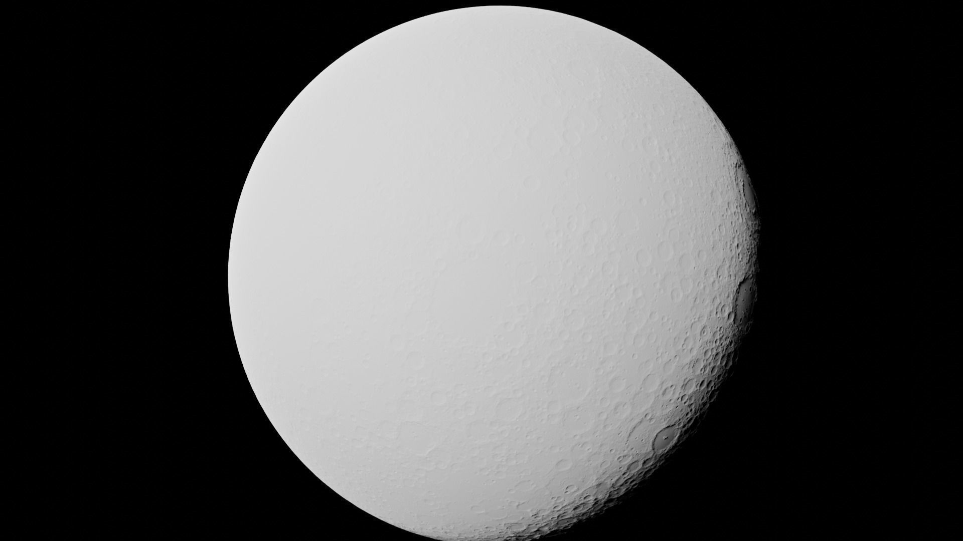 8K Realistic Moon free 3D model | CGTrader